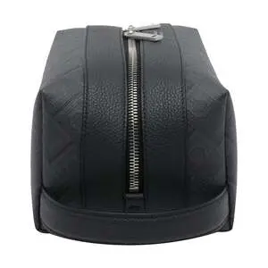 FERRAGAMO All Over Logo Coated Fabric Toiletry Bag