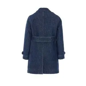 Fendi Padded Denim Shirt With All-over Logo