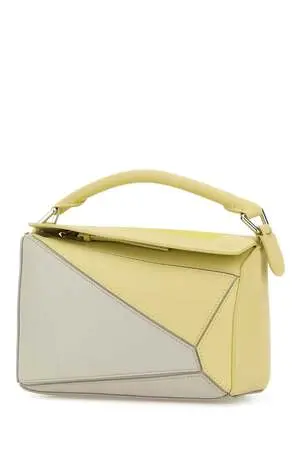 Loewe Leather Josef And Anni Albers Small Puzzle Handbag - Multicolor