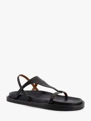 ATP ATELIER Ultimo Leather Sandals - Black