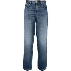 A.p.c. Indigo Cotton Washed Denim Straight Leg Jeans