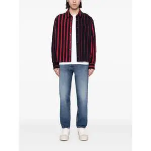 A.p.c. Indigo Cotton Washed Denim Straight Leg Jeans