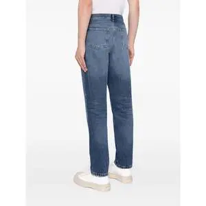 A.p.c. Indigo Cotton Washed Denim Straight Leg Jeans