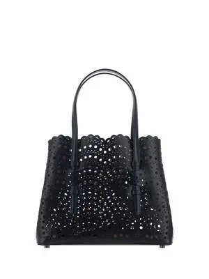 Leather Totes with Cut-Out Detail