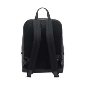 FERRAGAMO Monogram Coated Fabric Backpack With Leather Trim