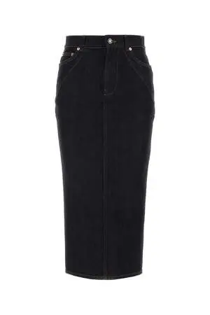 Givenchy Midnight Stretch Denim Skirt
