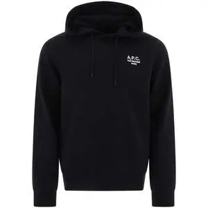A.p.c. Logo Print Hoodie - Blue