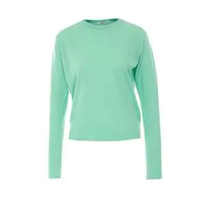 Auralee Super Fine Cashmere And Silk Blend Sweater - Green