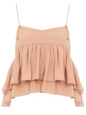 Chloé Sleeveless Silk Top