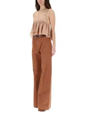 Chloé Sleeveless Silk Top