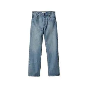 Miu Miu Miu Miu Blue Stonewashed Effect Wide-Leg Jeans Blue