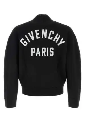 Givenchy Stretch Wool Blend Zip-up Cardigan