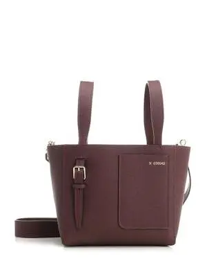 Valextra Gold Tone Bucket Bags For Women
