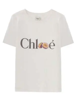 Chloé T-shirt With Logo - White