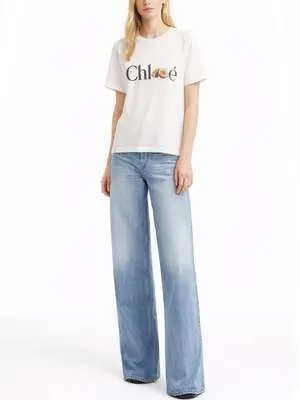 Chloé T-shirt With Logo - White