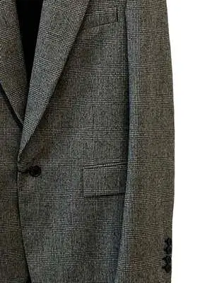 Saint Laurent Flannel Single-breasted Jacket