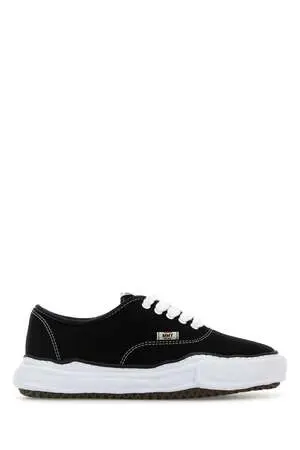 Mihara Yasuhiro Lace-up Canvas Sneakers - Black