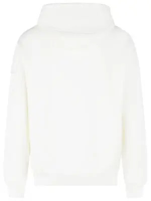 C.P. COMPANY Cotton Sweatshirt With Lens Patch - White