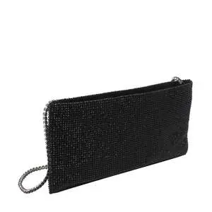 Benedetta Bruzziches Petite Pochette Embellished Bag - Black