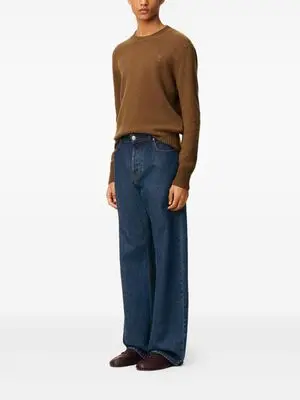 AMI Paris Wide Leg Denim Jeans