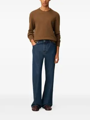 AMI Paris Wide Leg Denim Jeans