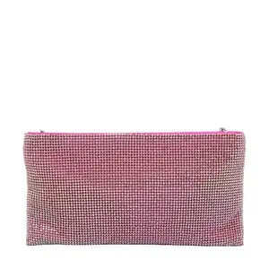 Benedetta Bruzziches Your Best Friend La Petite Pochette" Crystal Embellished Clutch - Multicolor