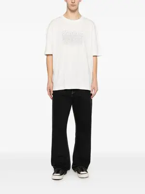 MAISON MARGIELA Graphic-print Cotton T-shirt - White
