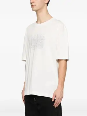 MAISON MARGIELA Graphic-print Cotton T-shirt - White