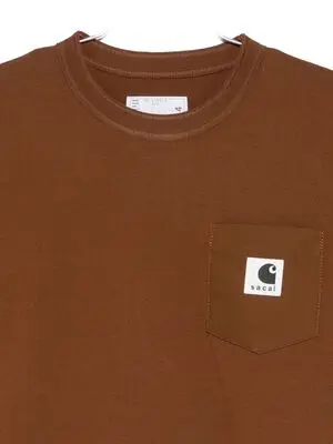 SACAI X CARHARTT WIP Logo Cotton T-shirt