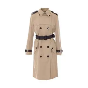 Burberry Short Foxfield Trench Coat - Cream
