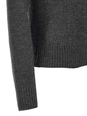 JIL SANDER Wool Crew Neck Sweater - Gray
