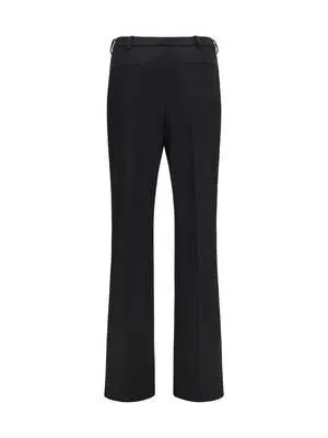 Balenciaga Slim-fit Tailored Stretch Wool Twill Pants - Black