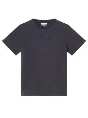 GANNI Logo T-shirt - Black
