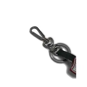 Mulberry Tone Red Trim Leather Charm