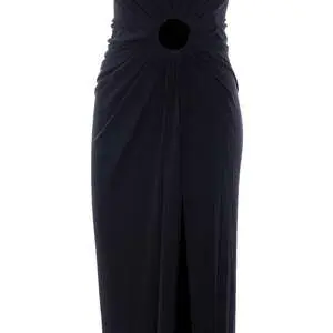 Sportmax Sleeveless Draped Cut-out Detail Dress