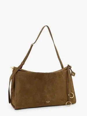 Alaïa Le Click Pocket 35 Nabuck Shoulder Bag