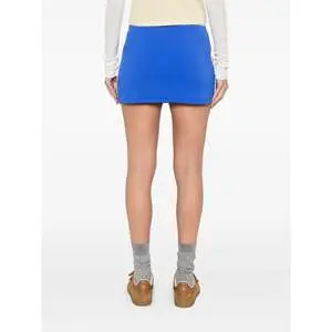 Miu Miu Straight Skirt With Side Stripe Detail