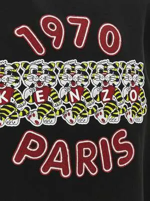 Kenzo Wild Tiger Embroidered Sweatshirt - Black