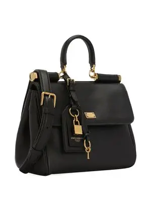 Dolce & Gabbana My Sicily Handbag In Plongé Calfskin