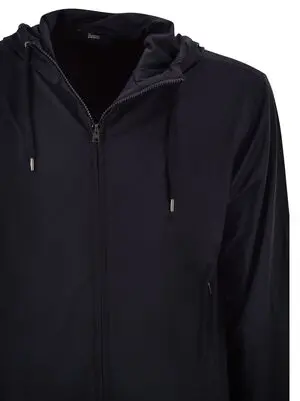 Herno Stretch Techno-nylon Hooded Bomber Jacket - Multicolor