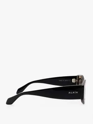 Alaïa Acetate Oval Sunglasses