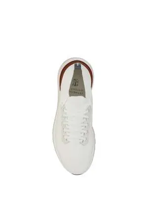 Brunello Cucinelli Cotton Lace-up Sneakers