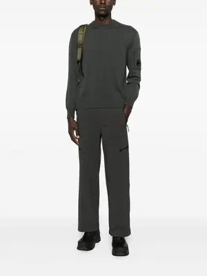 C.P. COMPANY Logo Wool Crewneck Sweater