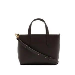 Burberry Tote Bag With Check Pattern - Brown