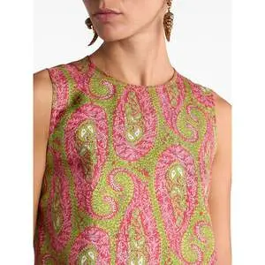 Etro Sleeveless Paisley Pattern Top