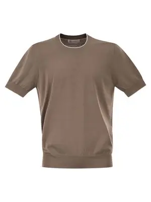 Brunello Cucinelli Short-sleeved Cotton Jersey