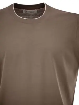 Brunello Cucinelli Short-sleeved Cotton Jersey