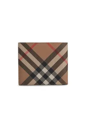 Burberry Beige Polyurethane Cardholder - Cream