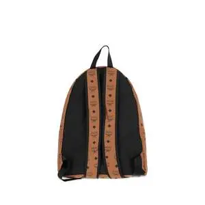 Mcm Logo Pattern Backpack - Brown