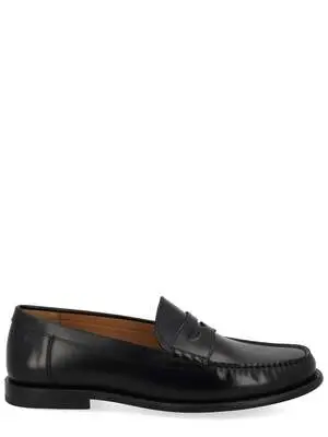 BOSS Leather Loafers - Black